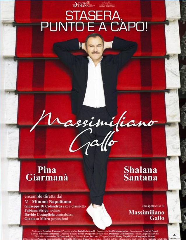 Avellino, al Teatro Partenio "Stasera, punto e a capo!" di Massimiliano Gallo | Sistema Irpinia